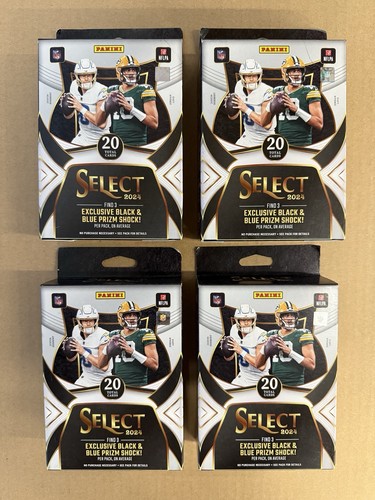 Lot of (4) 2024 Select Football NFL Hanger Boxes Factory Sealed NEW! | eBay