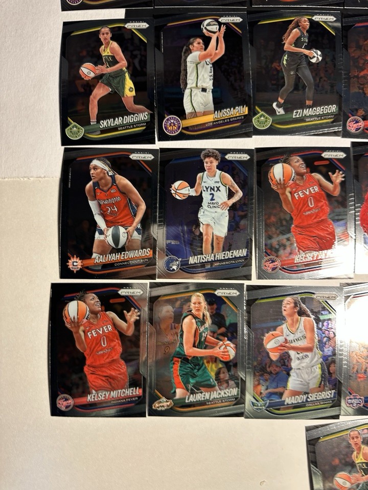 (53) 2025 Panini Prizm WNBA basketball card Lot Lexi Hull Kelsey Plum ...