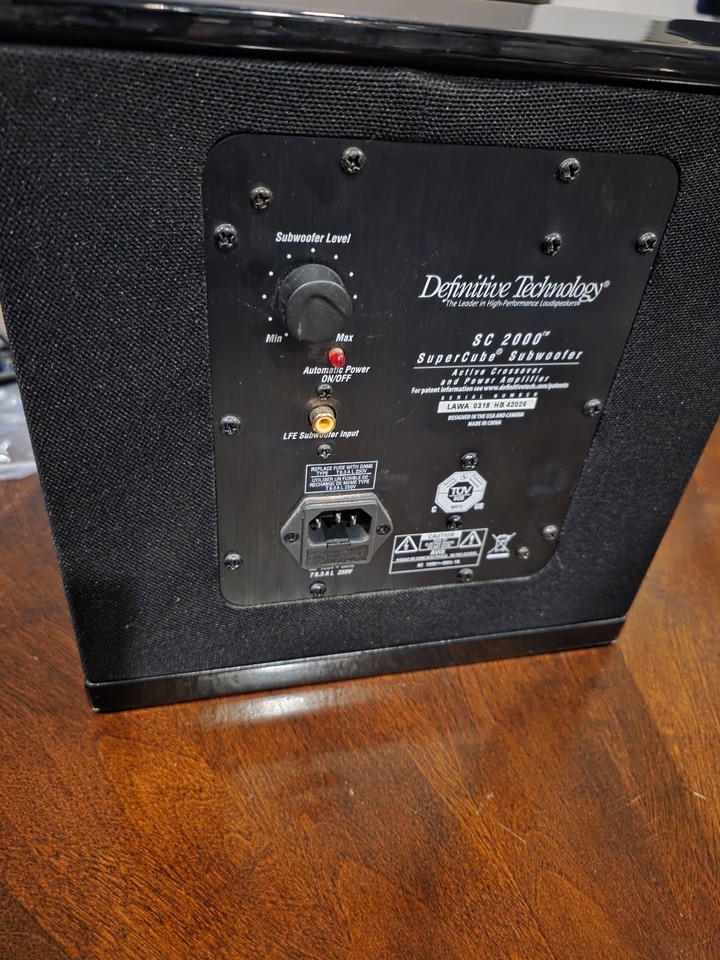 Definitive Technology Supercube 2000 subwoofer! Great condition | eBay