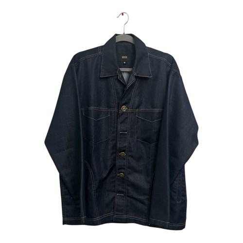 Hugo Boss Denim Chore Jacket Men’s XL Dark Wash Y2K Era – Read | eBay