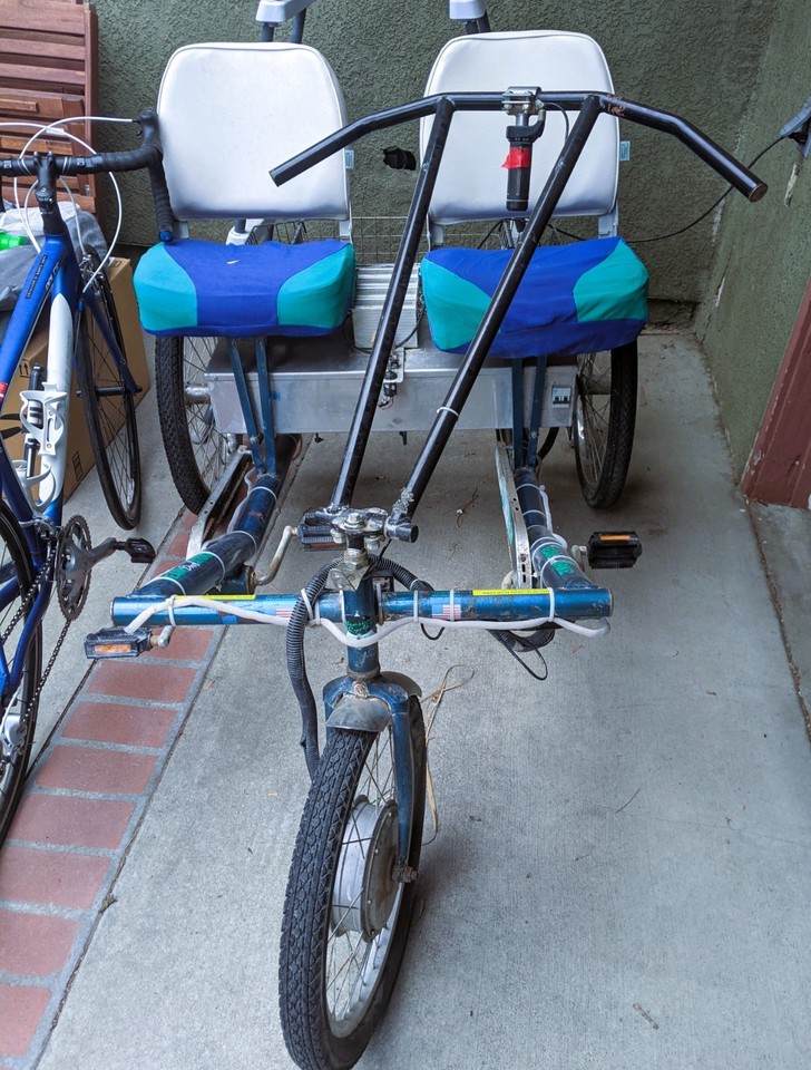 Worksman Team Dual Side-by-Side Trike – Custom E-Trike Conversion ...