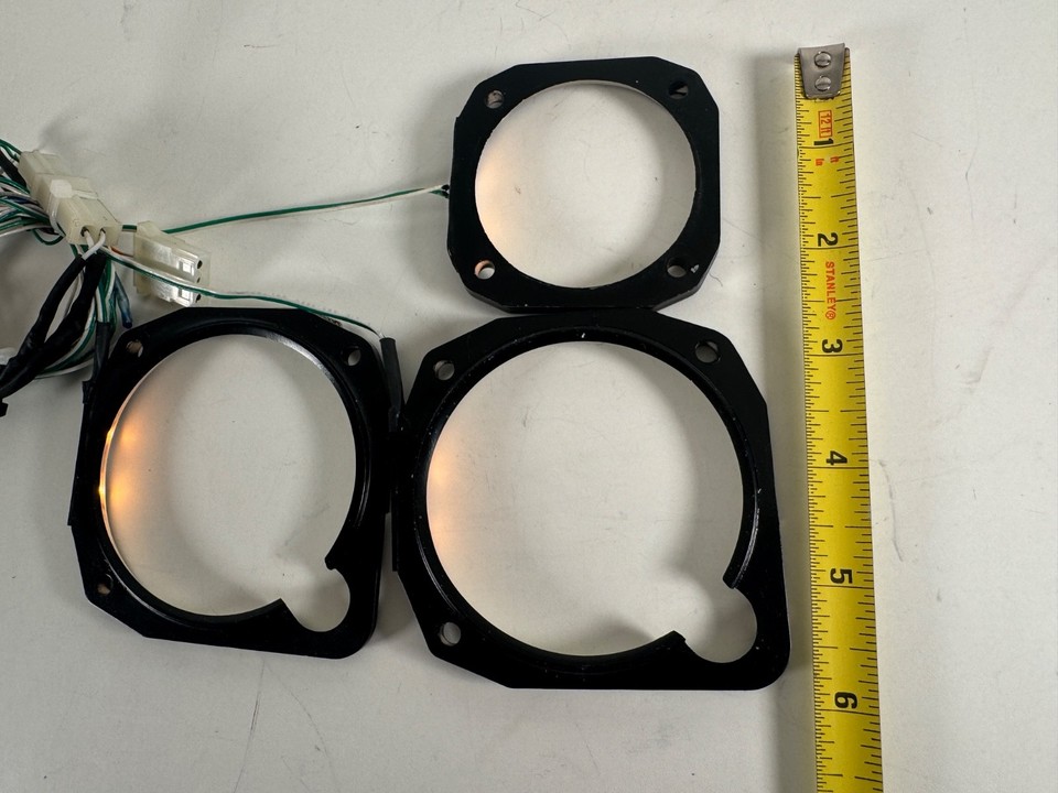 NULITE LW2034A LW3034A INSTRUMENT LIGHT RING KIT 14V FAA PMA 2¼ 3⅛ ...