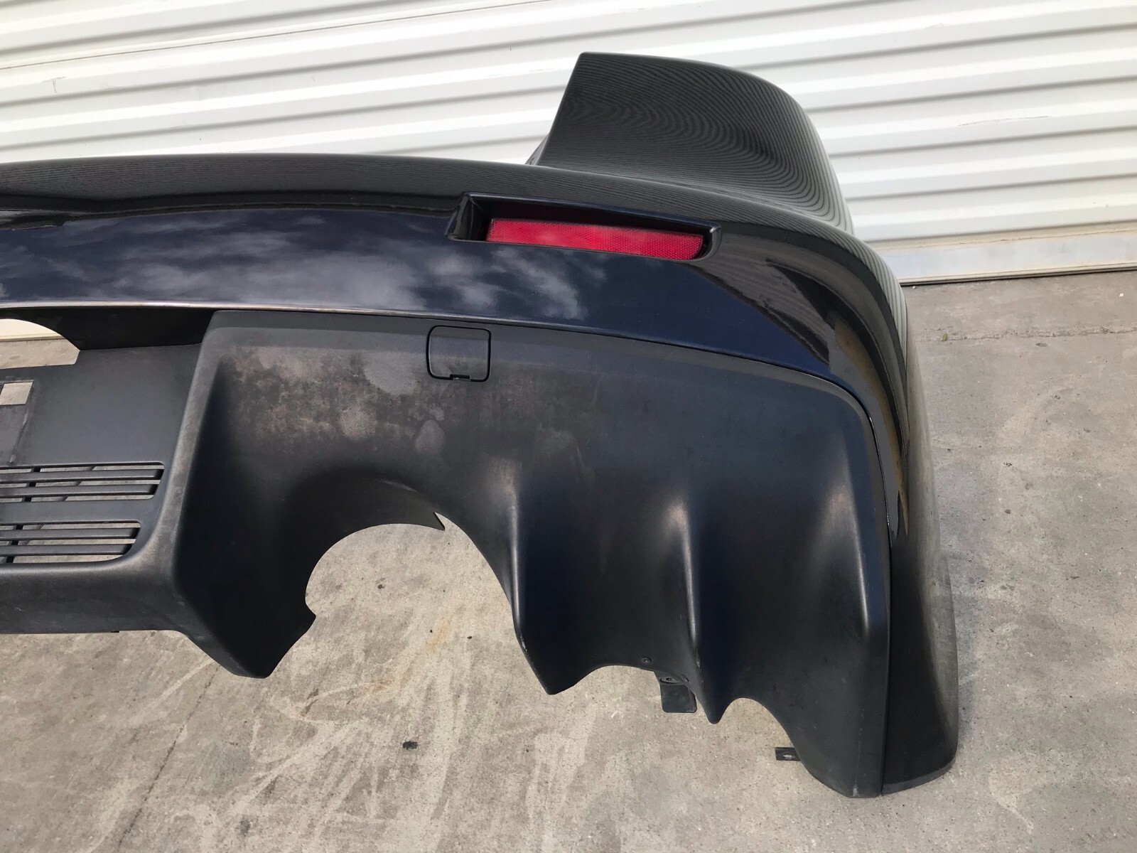 08-15 MITSUBISHI LANCER EVOLUTION EVO X REAR BUMPER COVER PHANTOM BLACK ...