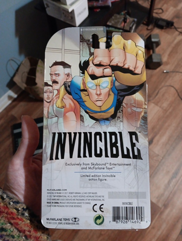 INVINCIBLE MARK GRAYSON BLOODY ACTION FIGURE SKYBOUND EXCLUSIVE BRAND ...