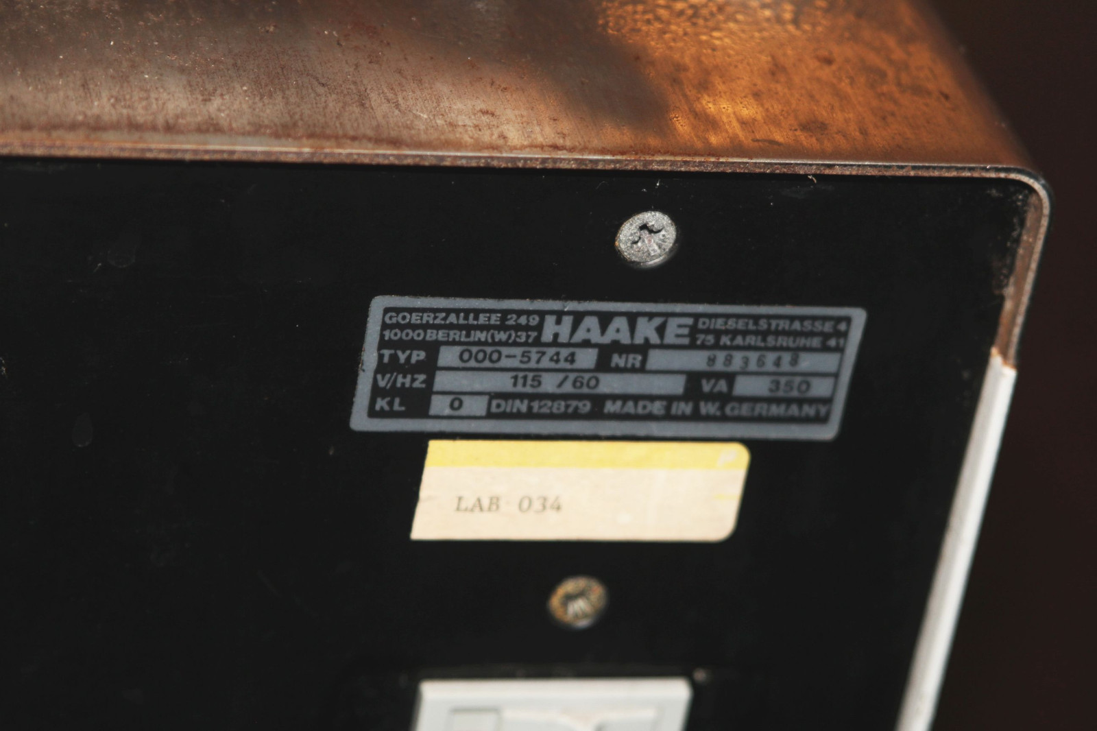 Haake D1 & G Laboratory Recirculating Water Bath Lab Chiller 000-5744 ...