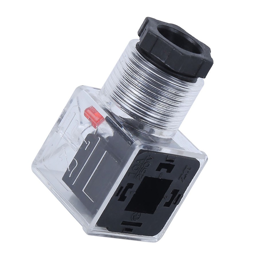 5Pcs Solenoid Valve Coil 4 Pin Plug Connector Voltage Accessories DC24V ...