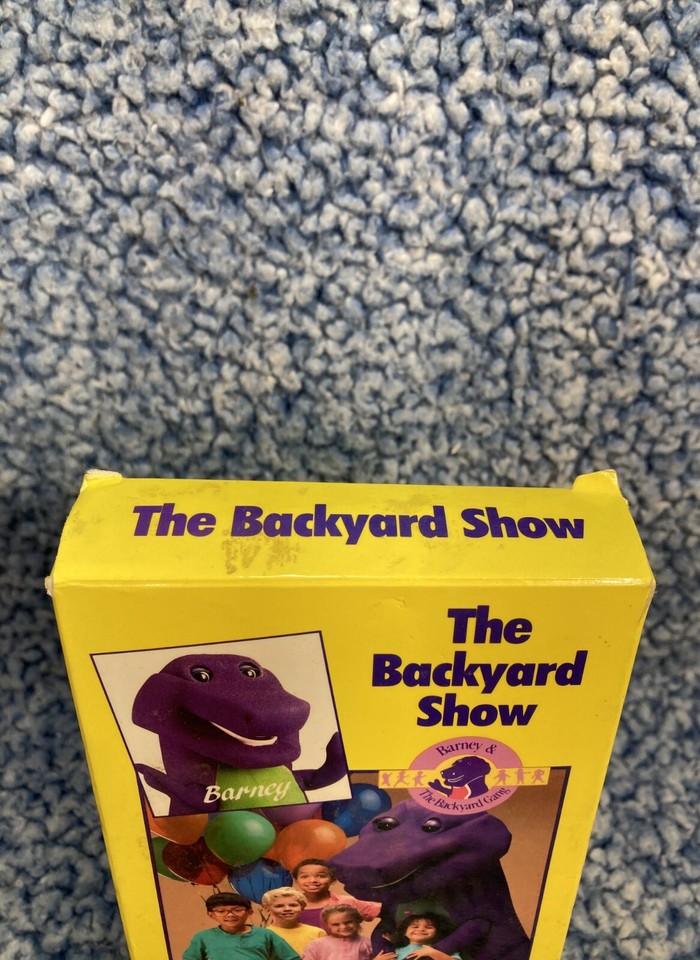 Barney & The Backyard Gang: The Backyard Show VHS 1988 RARE OOP Kids ...