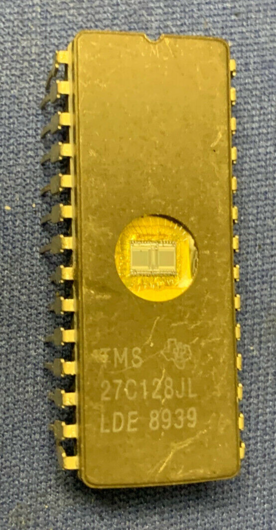 TMS27C128JL TI 27C128 28-PIN CERDIP EPROM IC UOS LAST ONE | eBay