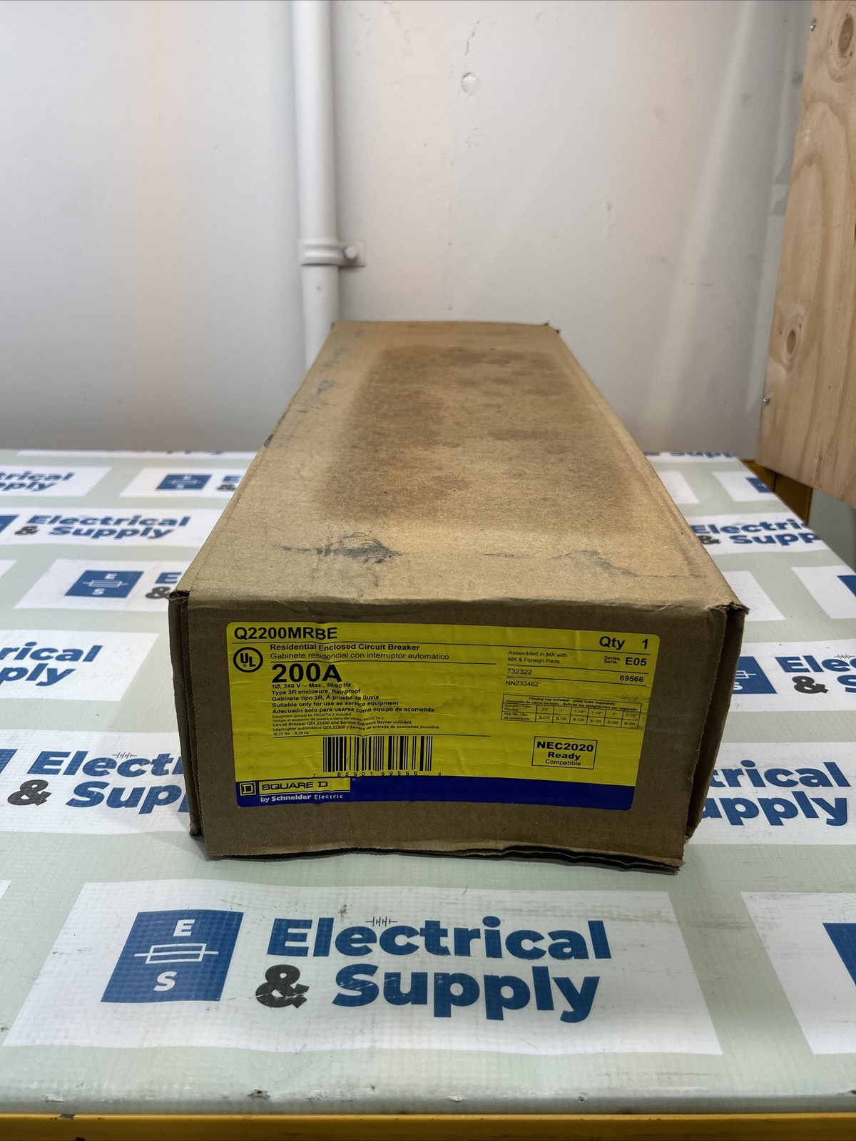 Q2200MRBE SQUARE D POWER PACT MAIN BREAKER 200A DISCONNECT 2P 240V 3R ...