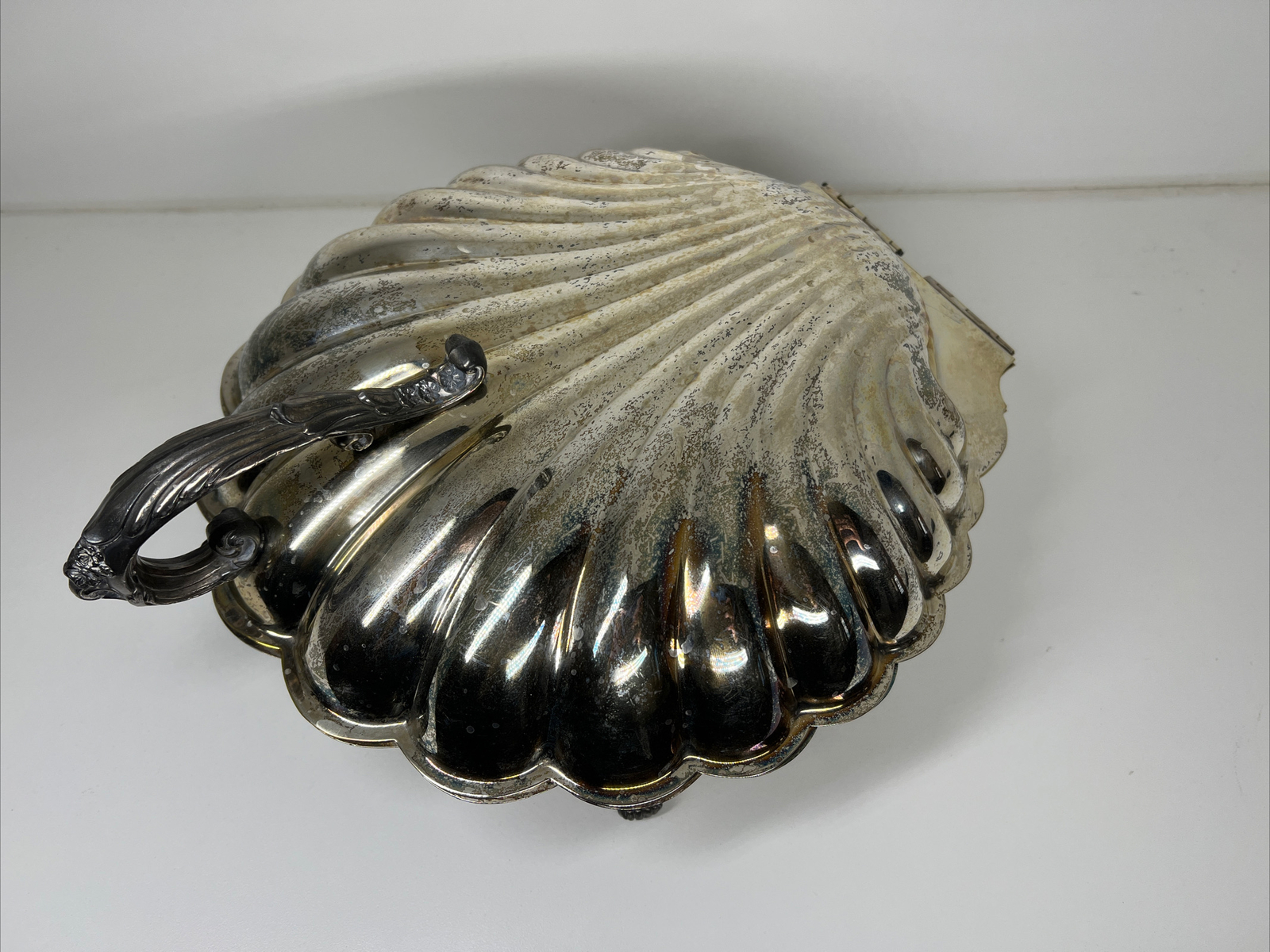 Vintage Silver Plated Sheffield Silver Company Clam Shell Buffet ...