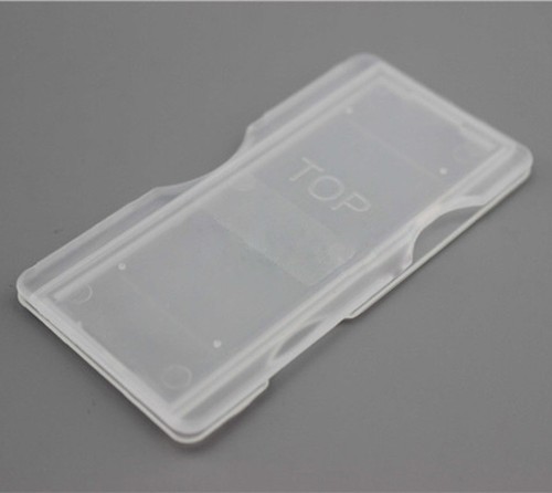 10PC Portable Pocket Lab ABS Plastic Microscope Slides Holder Case ...
