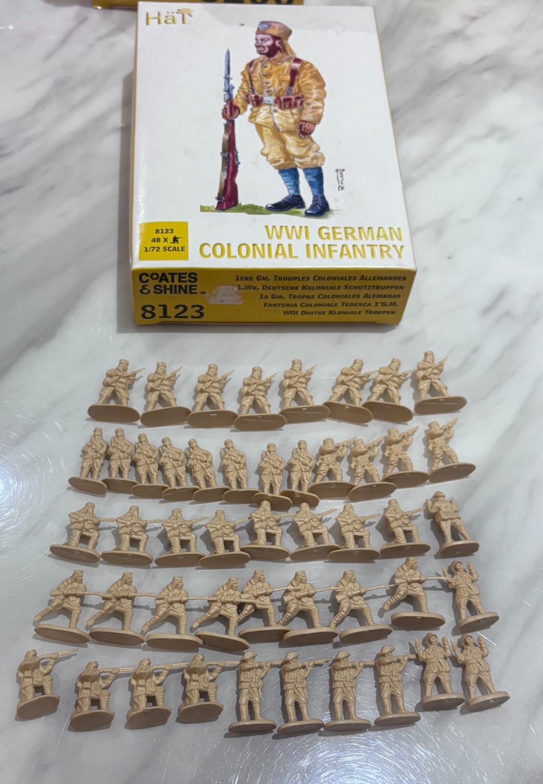 Vintage 8123 Hat 1/72 WW1 German Colonial Infantry, Mint Condition ...