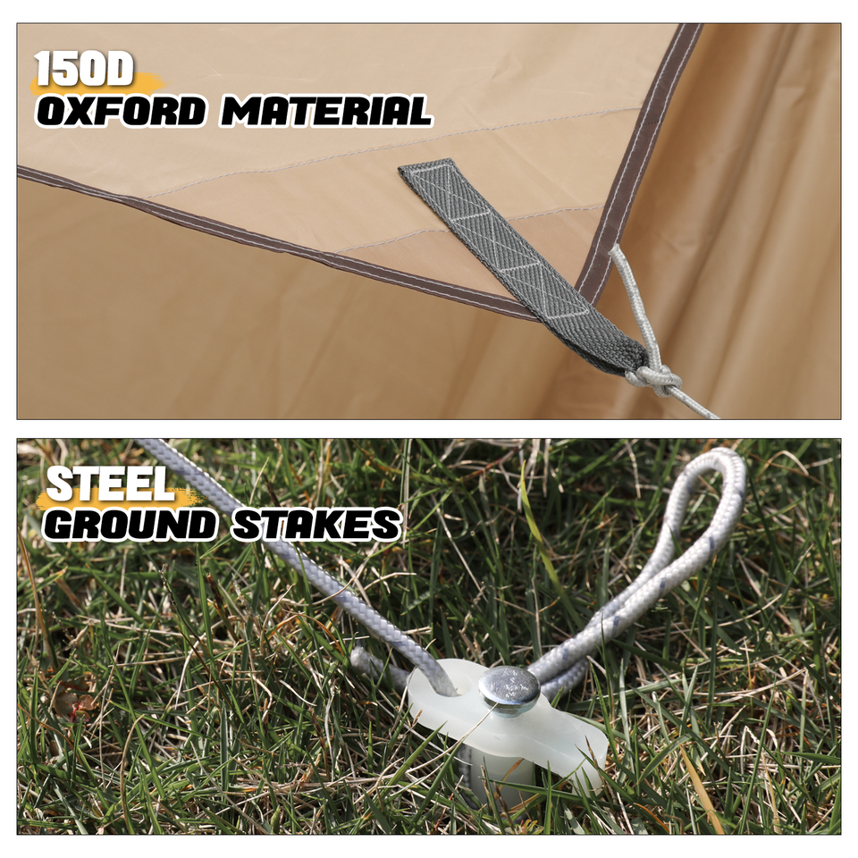 Portable Camping Tent Trap Picnic Sun Shelter Hammock Rain Fly ...