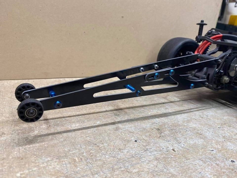 Factory Works 10” Wheelie Bar- AE DR10 No Prep Drag- NO WHEELS- not for ...