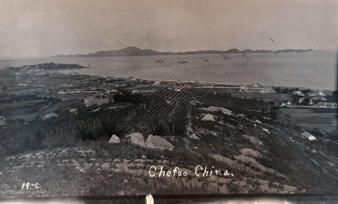 VINTAGE PHOTO;BIRDS EYE PHOTO OF CHEFOO, CHINA; CIRCA 1912 | eBay