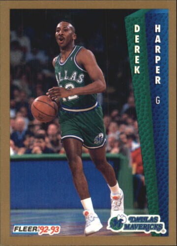 1992-93 Fleer Tony's Pizza Dallas Mavericks Basketball Card #28 Derek ...