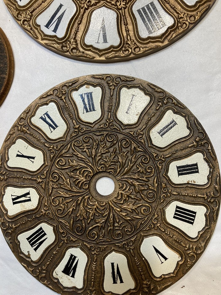 DIAL PLATE FOR CLOCK ( ansonia hanging clock, etc.) plaatic 1960’s | eBay