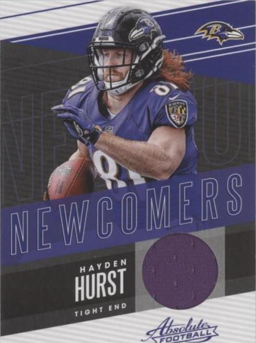2018 Panini Absolute - Newcomers Hayden Hurst #NC-HH (MEM, RC) for sale ...