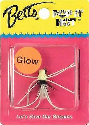 Betts 1201-10-6 Pop N Hot Popper Size 10 Glo Fishing Packaged Fly ...