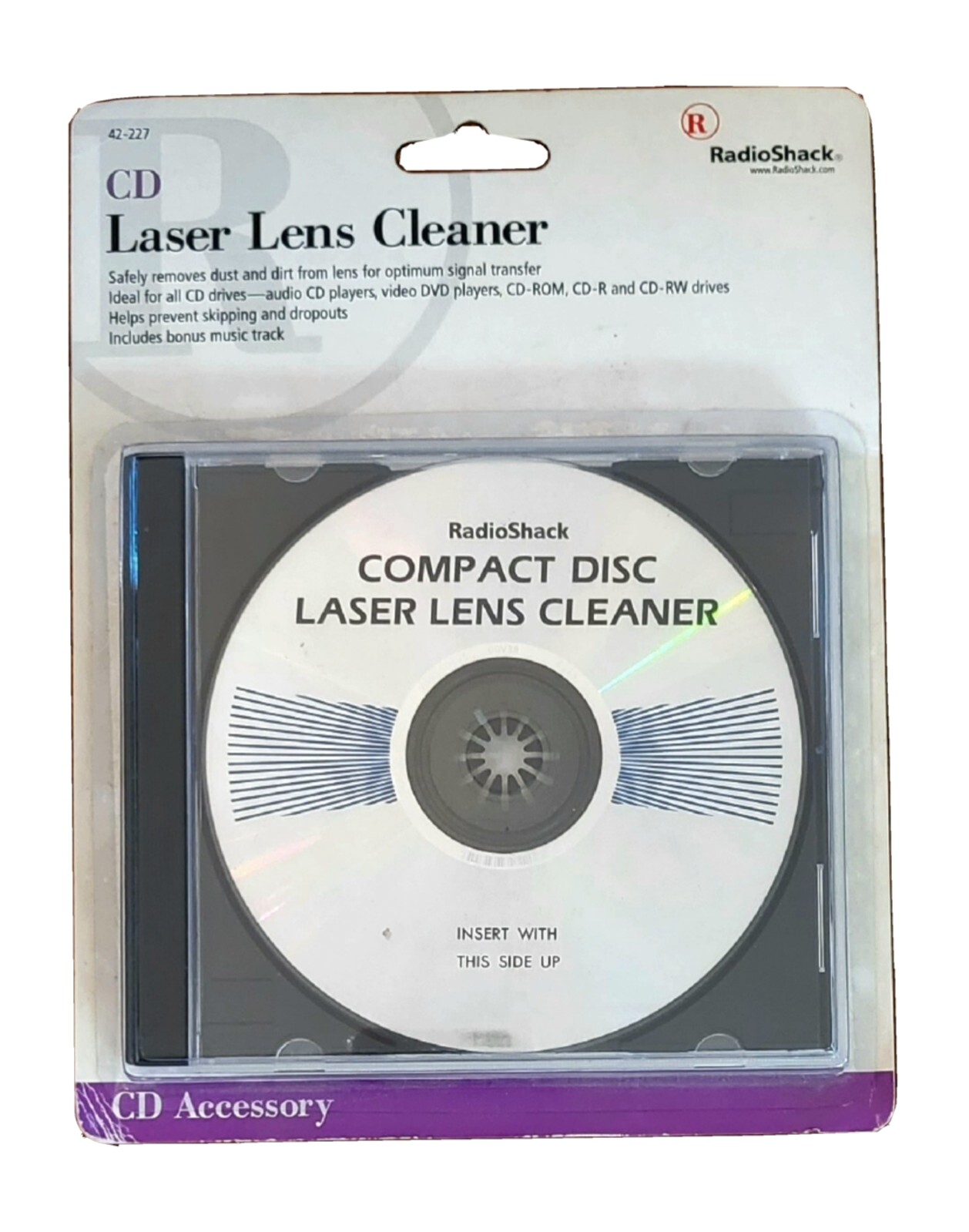 Brand New Sealed Radio Shack CD Laser Lens Cleaner No. 42-227 | eBay