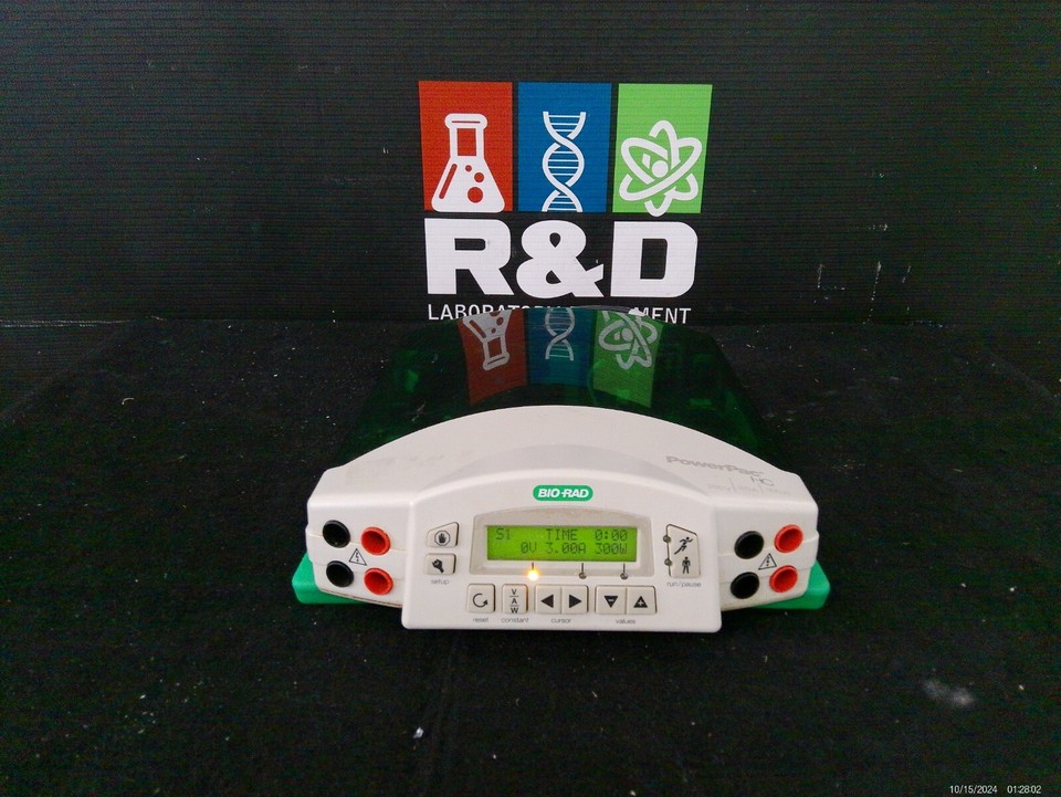 Bio-Rad PowerPac HC Electrophoresis Power Supply w/ Mini Protean Tetra ...