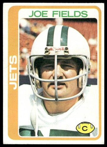 1978 Topps #161 Joe Fields New York Jets | eBay