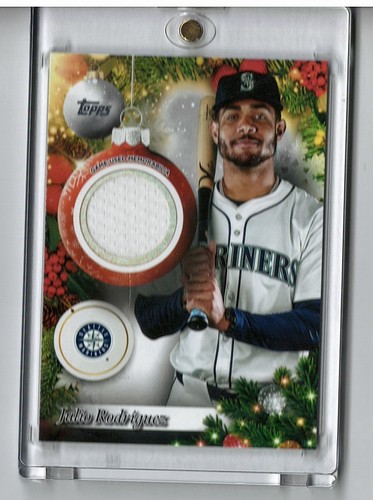 Jose Rodriguez Jersey Mem 2025 Topps Holiday Seattle Mariners FREE ...