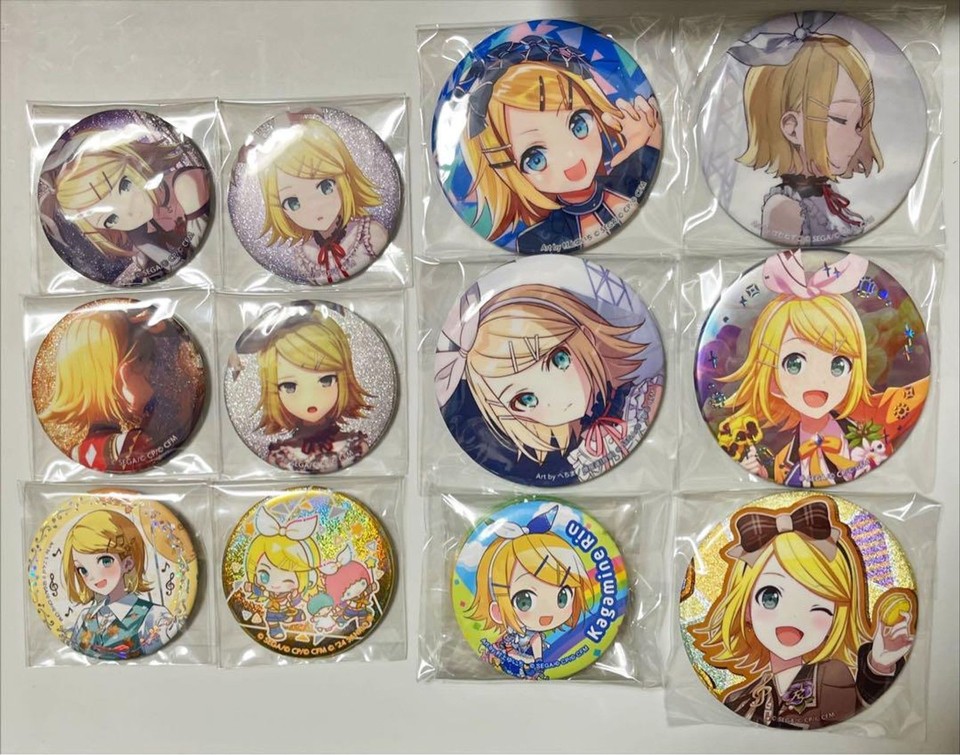 Project Sekai Kagamine Rin Can Badge Collection - Vocaloid Anime ...