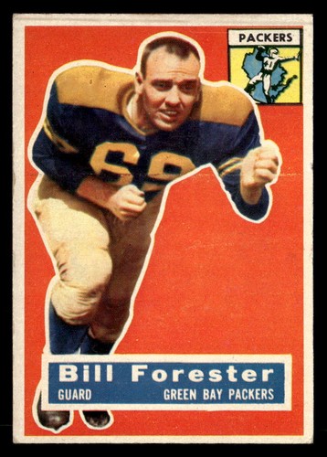 Bill Forester 1956 Topps Rookie Card #79 Green Bay Packers | eBay