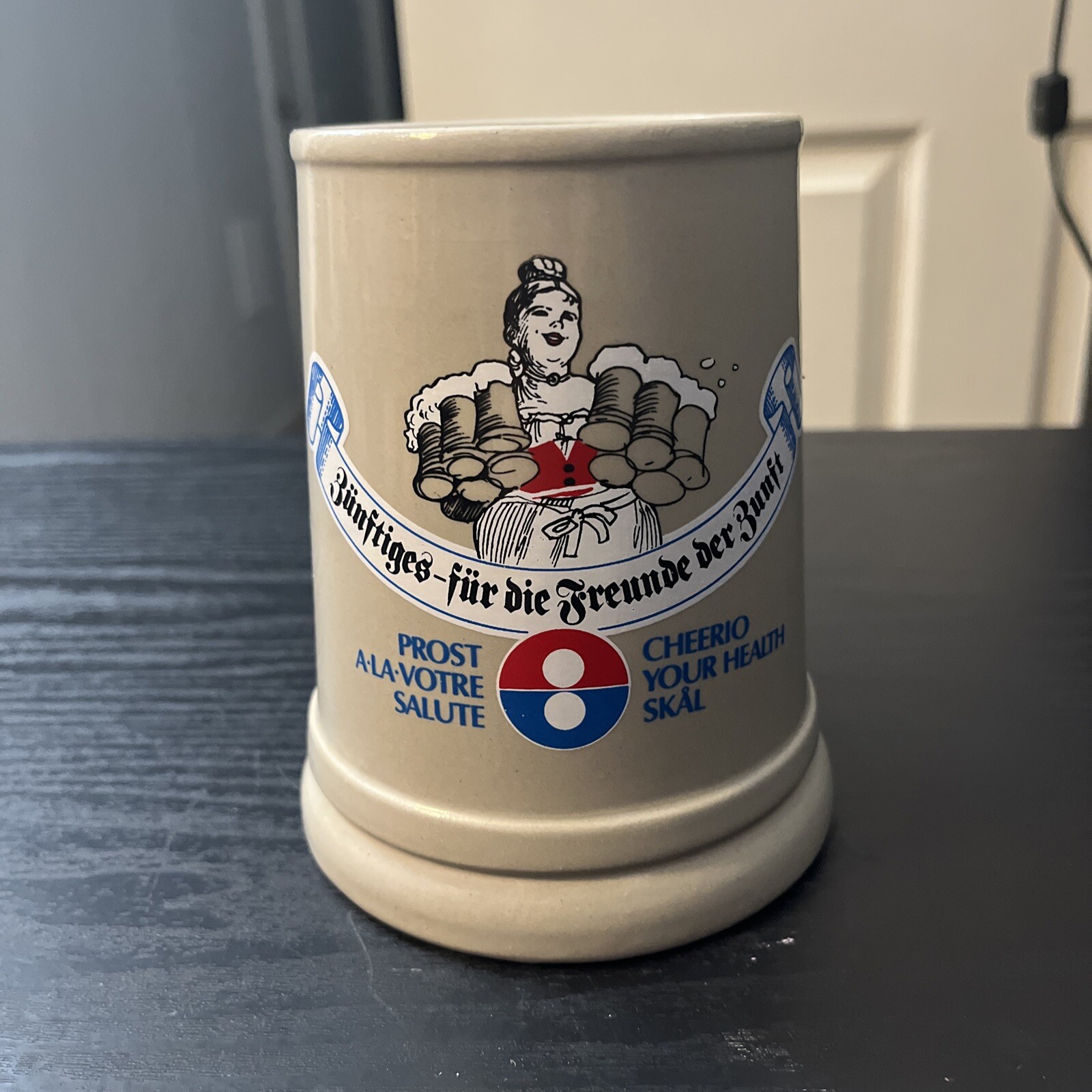 Vintage German Prost Cheerio Your Health Ceramic Beer Stein Mug | eBay