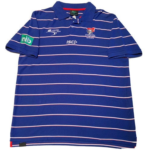 Newcastle Knights Mens ISC Polo Shirt Sz 3XL NRL Rugby League Offical ...
