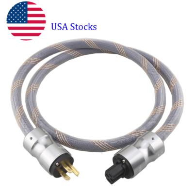 Krell Audiophile OFC HiFi Speaker Audio Power Cable US AC Main Supply ...