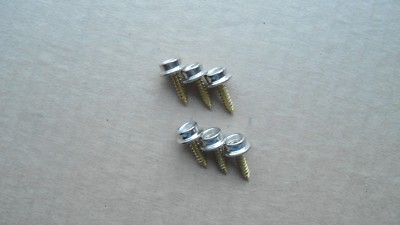 6 NOS CONVERTIBLE BOOT SNAP SCREWS! FITS GM IMPALA CORVAIR CHEVELLE ...
