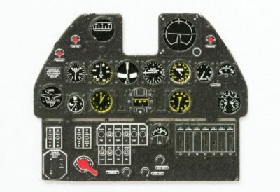 P-40 E KITTYHAWK/WARHAWK PHOTOETCHED, 3D, COLORED INSTRUMENT PANEL ...