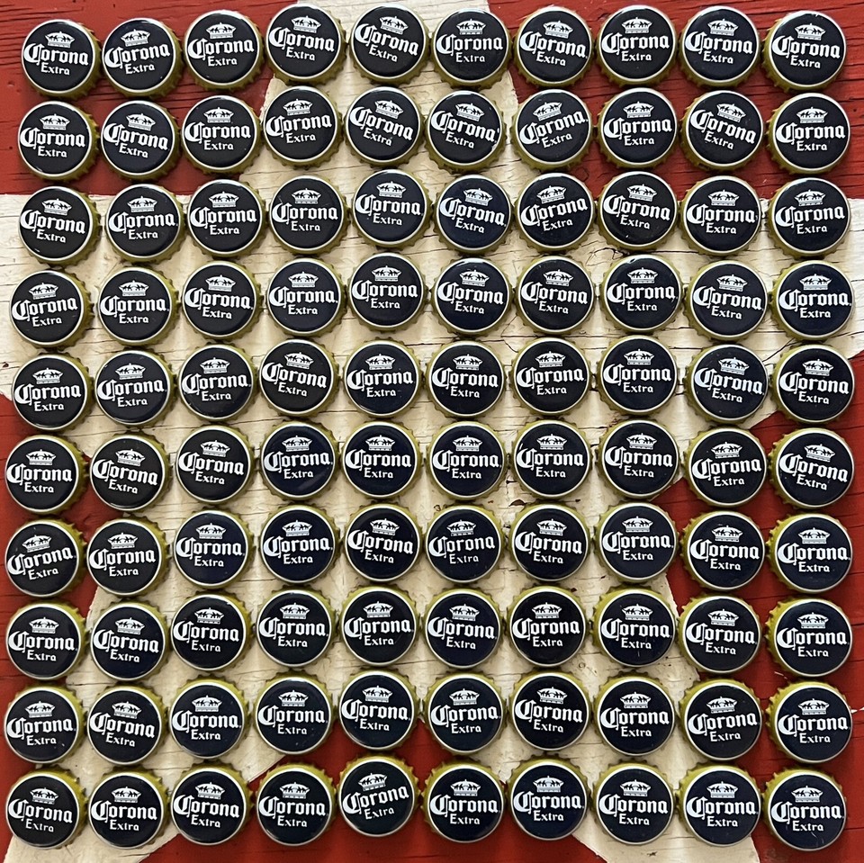 100 Corona Extra Bottle Caps - Used & Imperfect | eBay