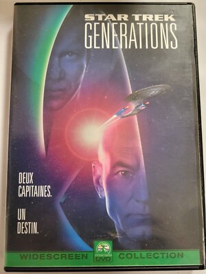 STAR TREK GÉNÉRATIONS dvd Très Bon État | eBay