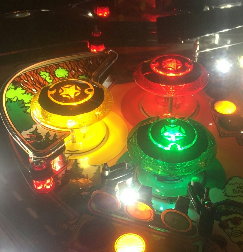 GETAWAY HIGH SPEED CHROME PINBALL POP BUMPER DECALS from METAL-MODS ...