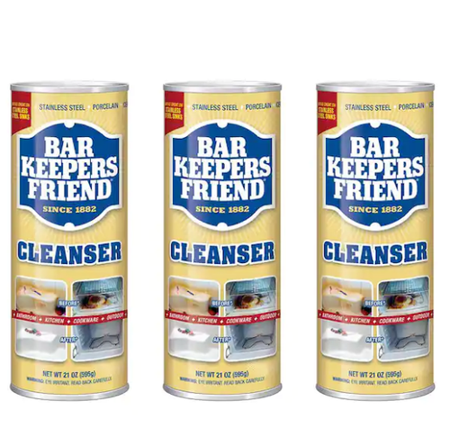 Bar Keepers Friend 21 oz. Stain & Rust All-Purpose Cleanser and Polish ...
