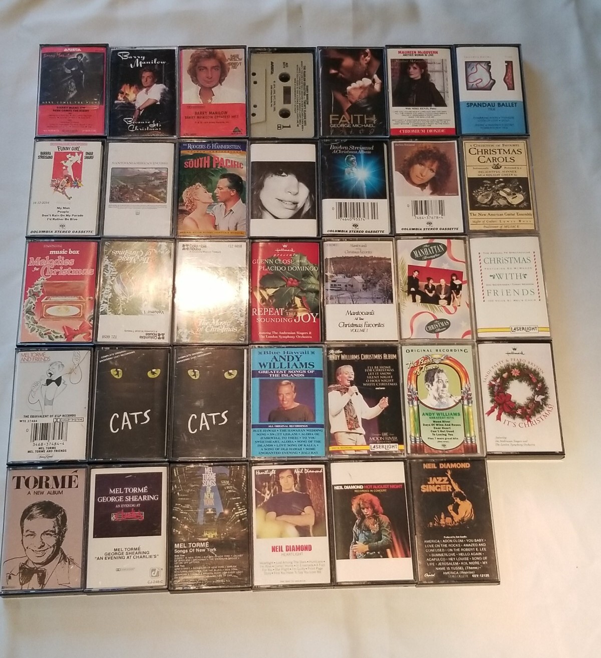 Collection lot of 34 Heavy Metal, Classic Rock, Rock Audio Cassette ...