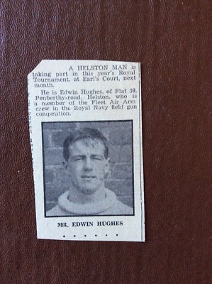 N9a Ephemera 1966 Article Edwin Hughes Royal Tournament Helston | eBay UK
