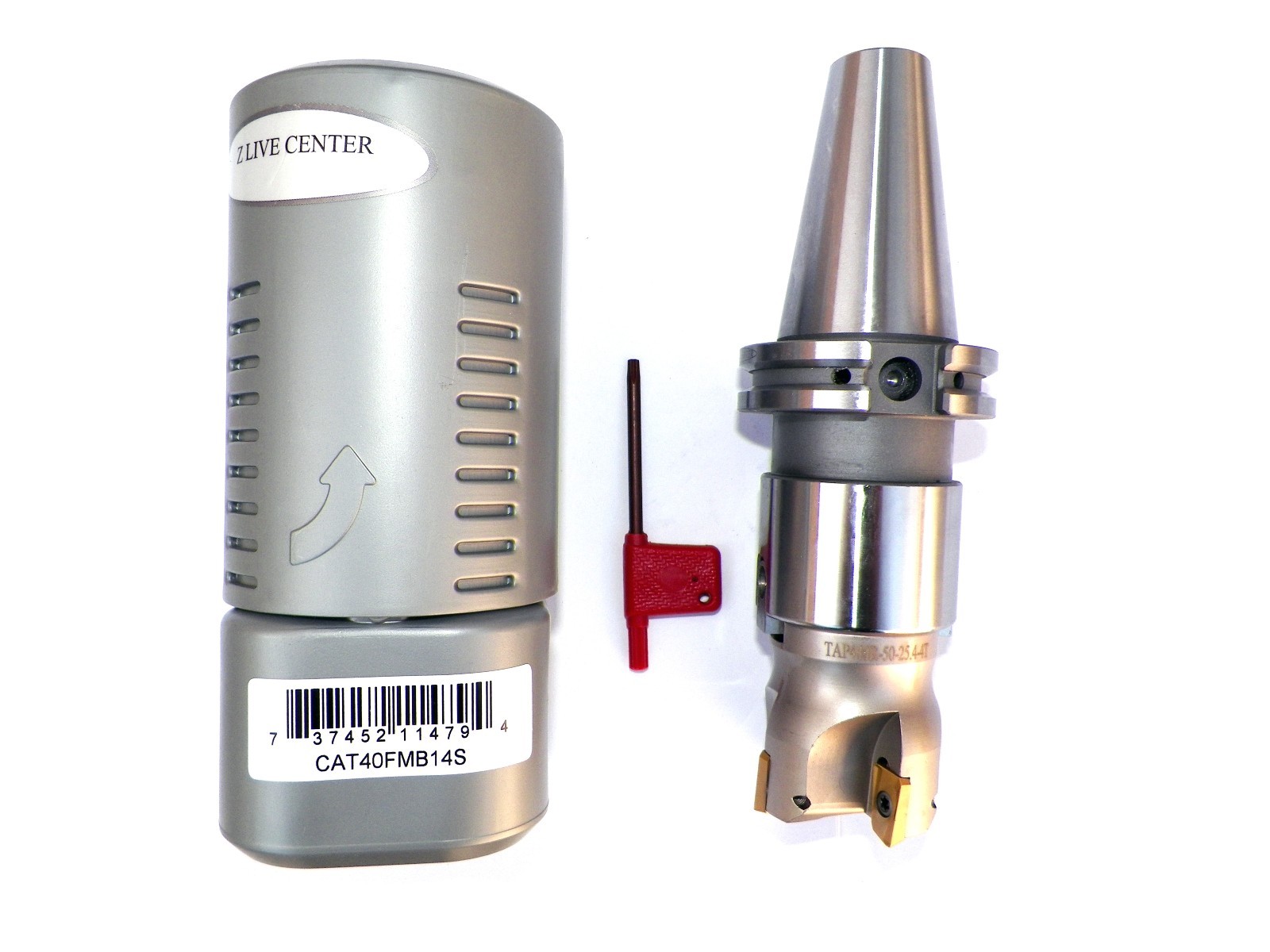 2" Face Shell Mill Cutter 90 Degree 4 Flutes CAT40 Face Milling Cutter ...