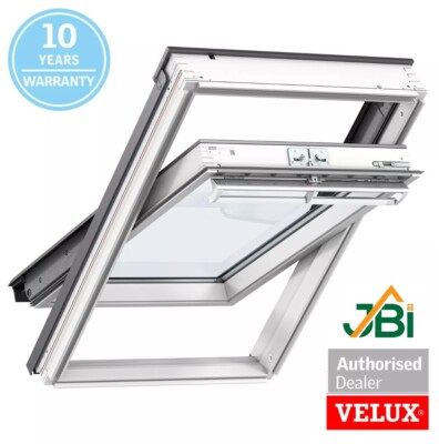 VELUX Roof Window GGL 2070 White Painted Manual Centre Pivot Various ...