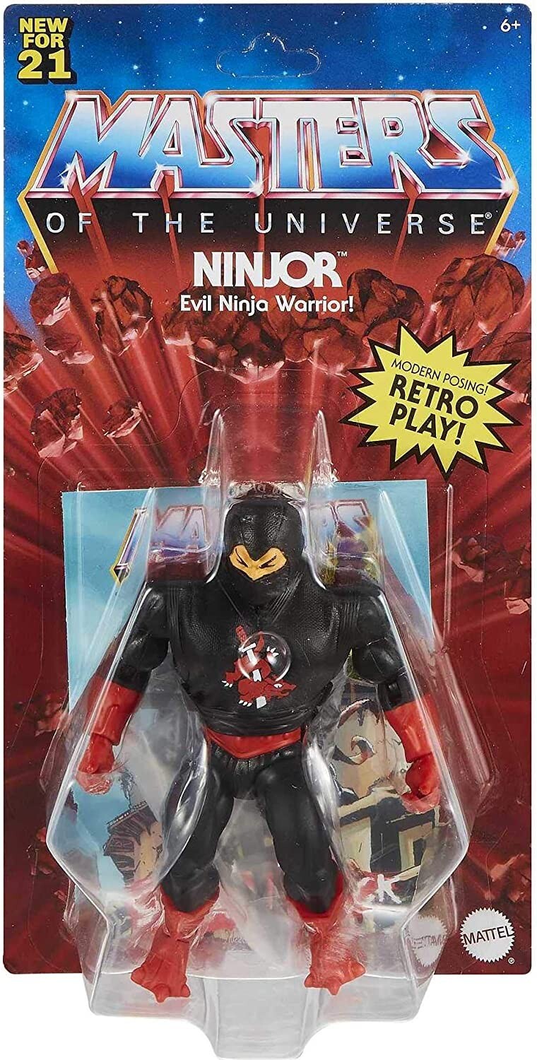 Masters of the Universe Origins NINJOR Action Figure MOTU 887961934151 ...