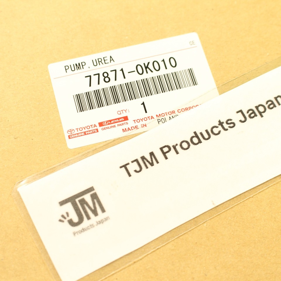 TOYOTA LAND CRUISER PRADO 150 Adblue Pump Urea 77871-0K010 New Japan ...