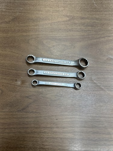 CRAFTSMAN USA STUBBY DOUBLE Box Offset WRENCH SET Wrenches -V- | eBay