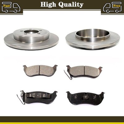 Rear disc brake pads and Disc Brake Rotor Fits 2006 Ford Explorer | eBay