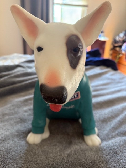 1987 Vintage Bud Light Beer Dog Spuds Mackenzie Blow Mold 15" Plastic ...