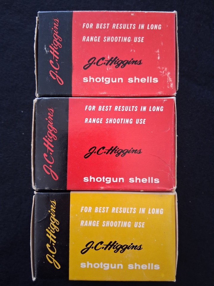 LOT OF 3 J.C. HIGGINS SEARS XTRA-RANGE 12GA SHOT SHELL BOXES EMPTY | eBay
