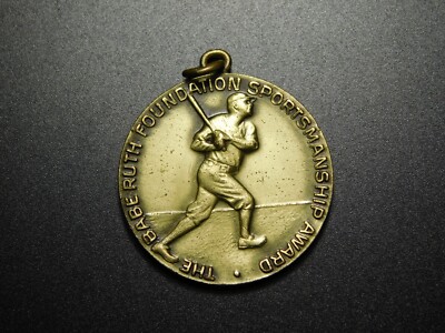 TOKEN MEDAL BABE RUTH FOUNDATION SPORTSMANSHIP AWARD | eBay