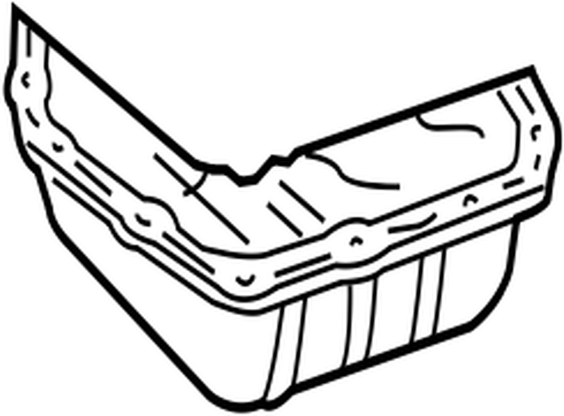 12102-20010 Toyota Pan sub-assy, oil, no.2 1210220010, New Genuine OEM ...